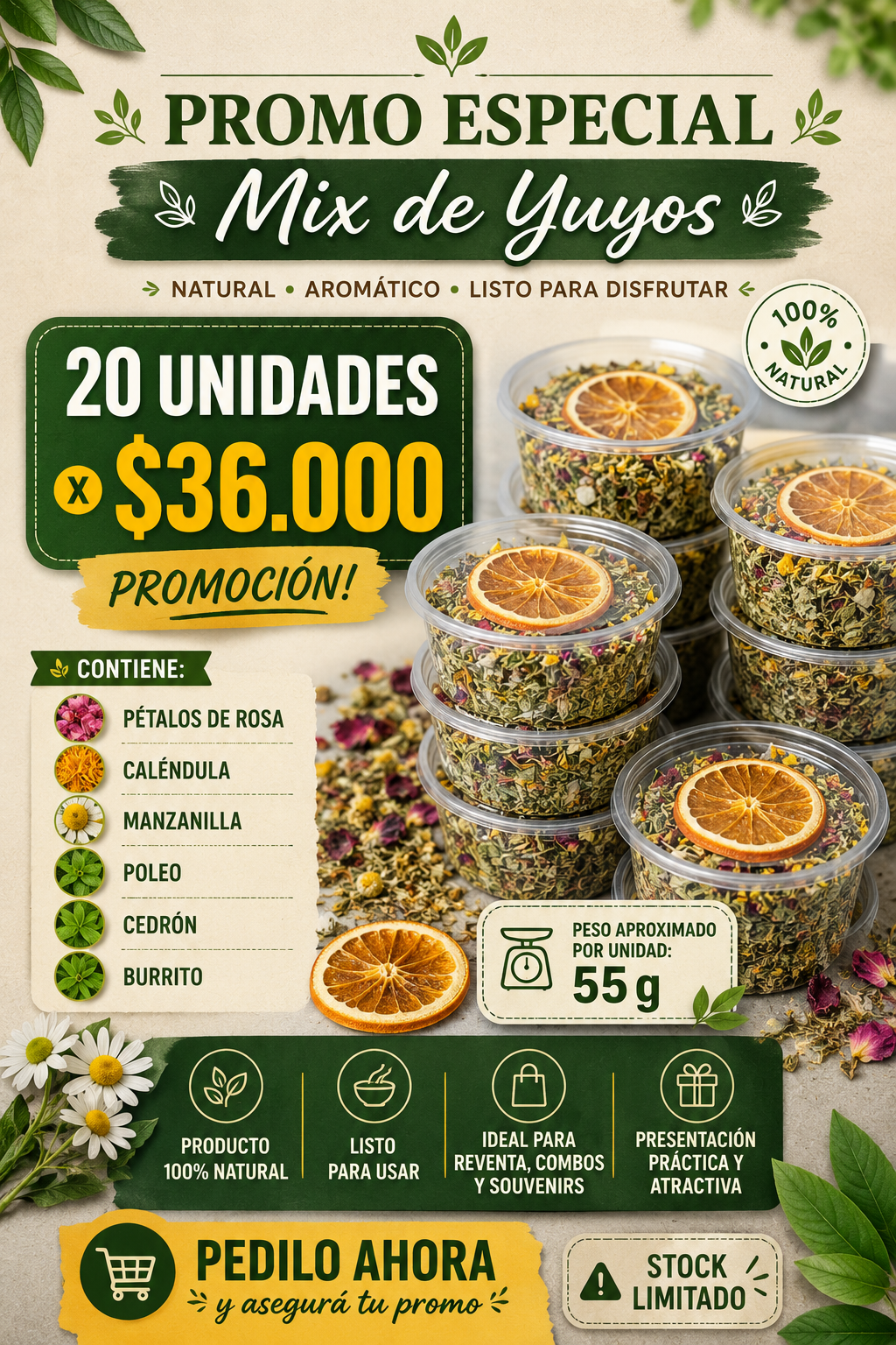 Siempre Natural | Yuyos para el Mate por Mayor - Distribuidora ...